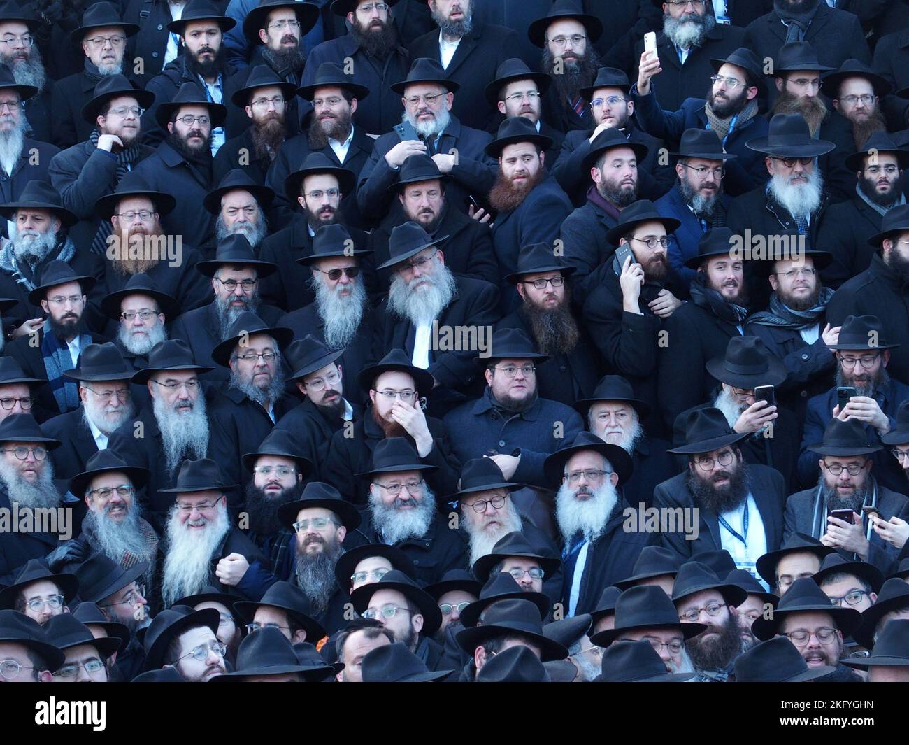 New York, New York, USA. 20th Nov, 2022. In front of Chabad-Lubavitch ...