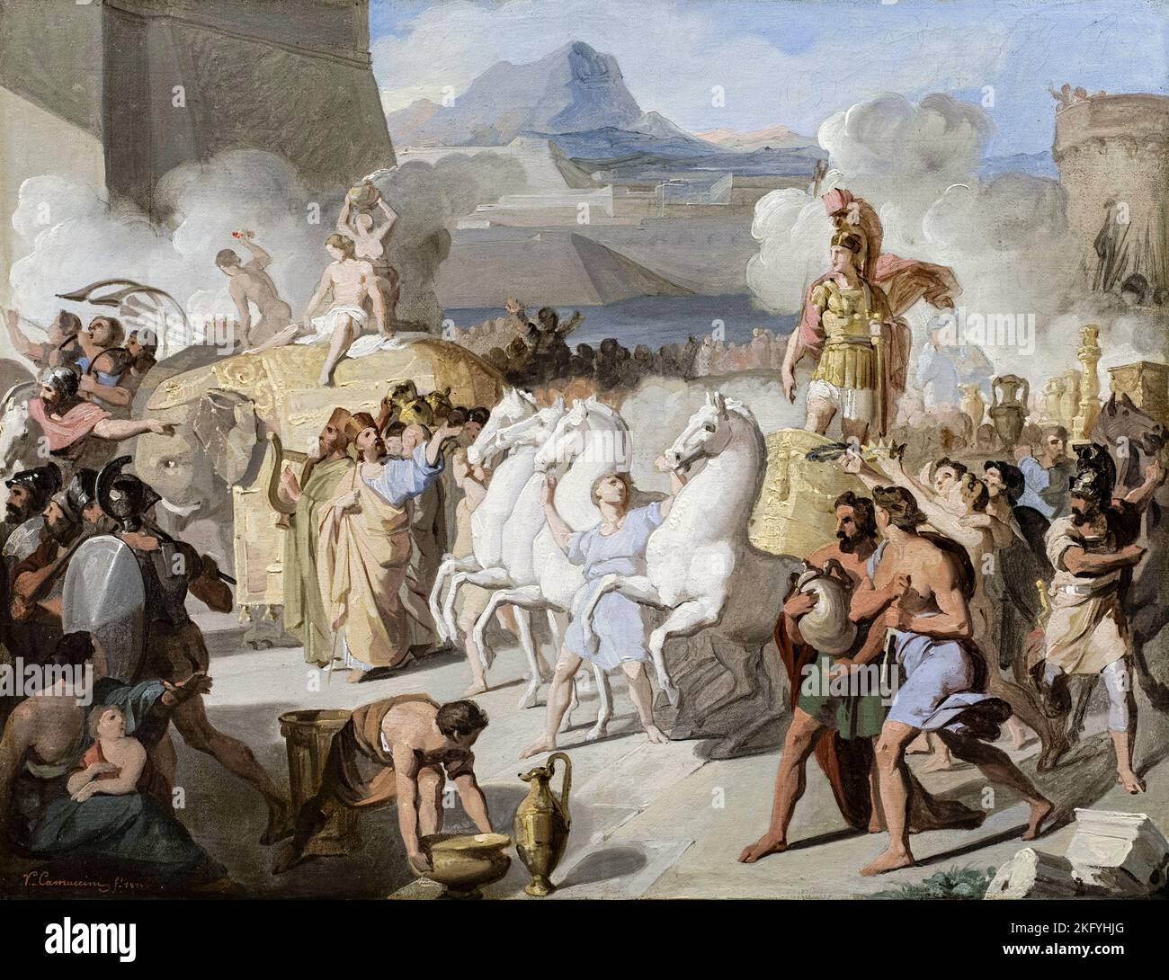 Roman soldier painting hi-res stock photography and images - Alamy