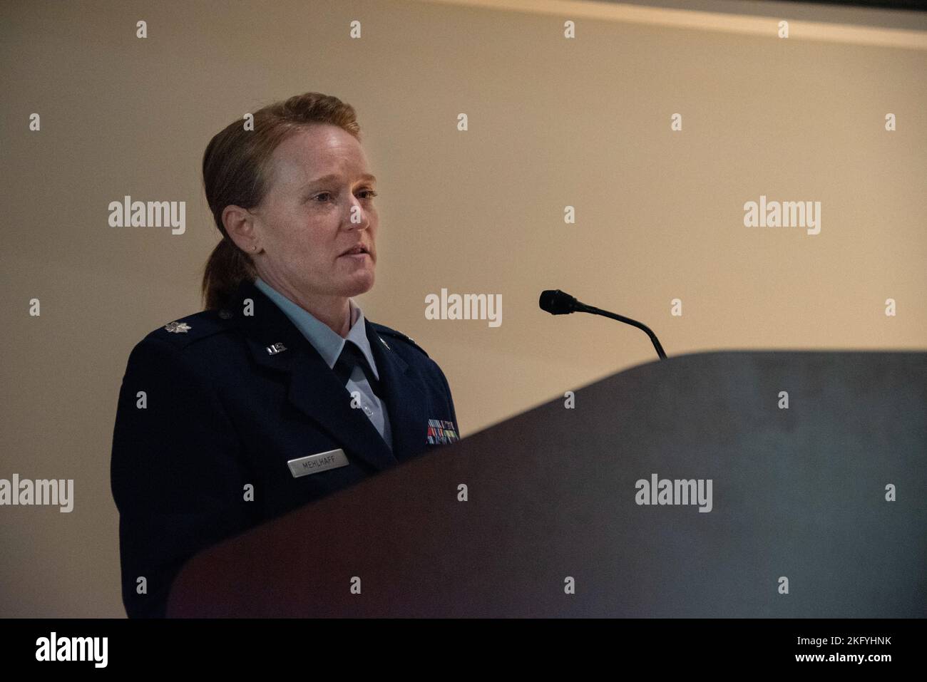 U.S. Air Force Lt. Col. Krista Mehlhaff, department chief of maternal ...