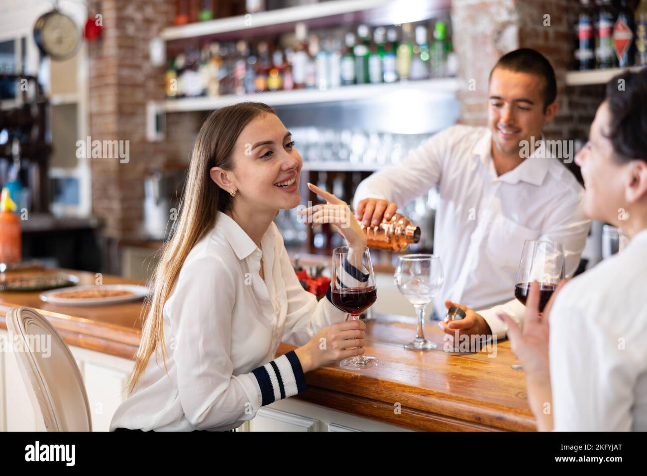 Cocktail bar staff uniform hi-res stock photography and images - Alamy