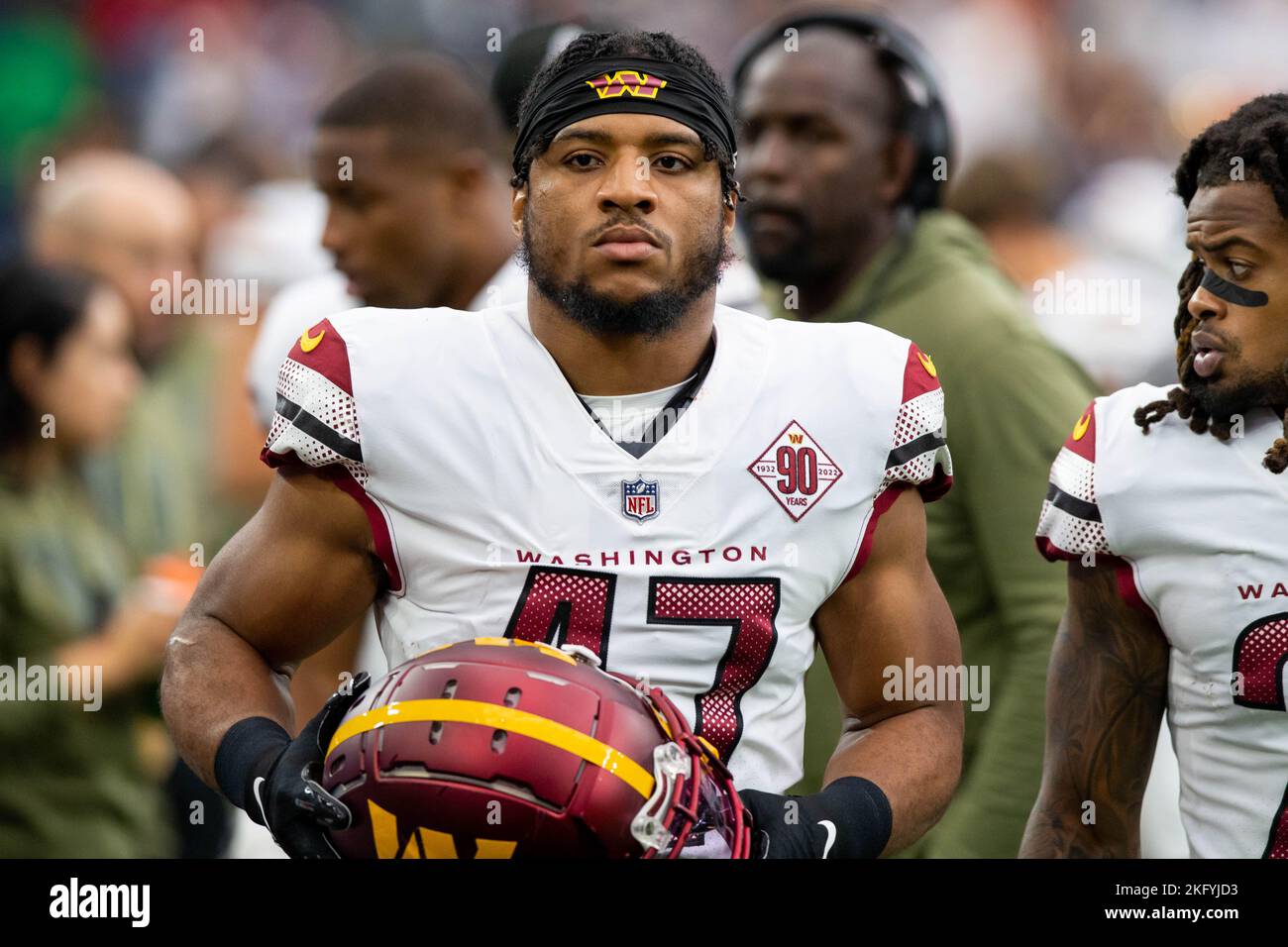 Houston, TX, USA. 20th Nov, 2022. Washington Commanders linebacker ...