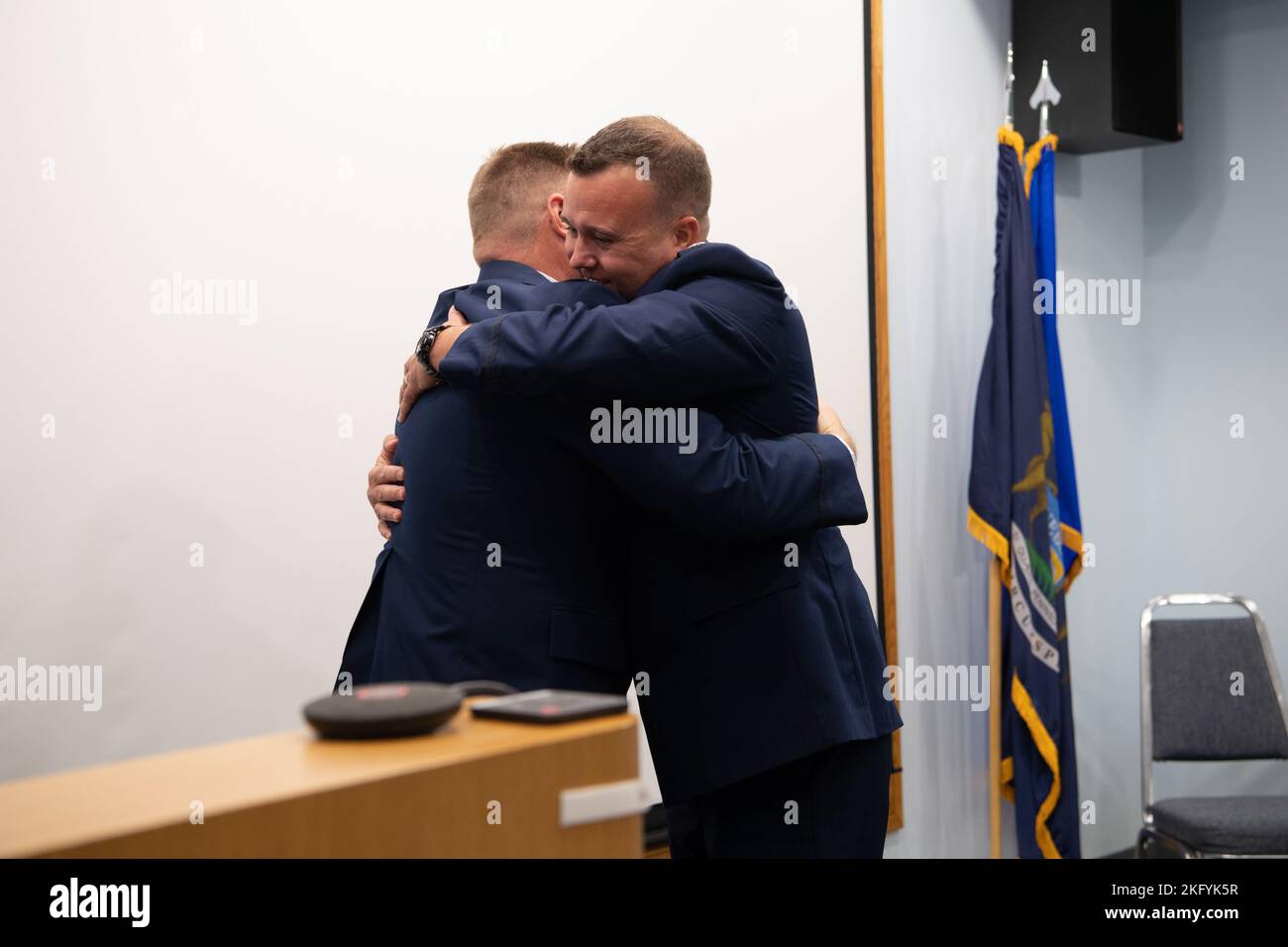 U.S. Air Force Lt. Col. Edward Cunningham, 110th Wing chief of safety ...