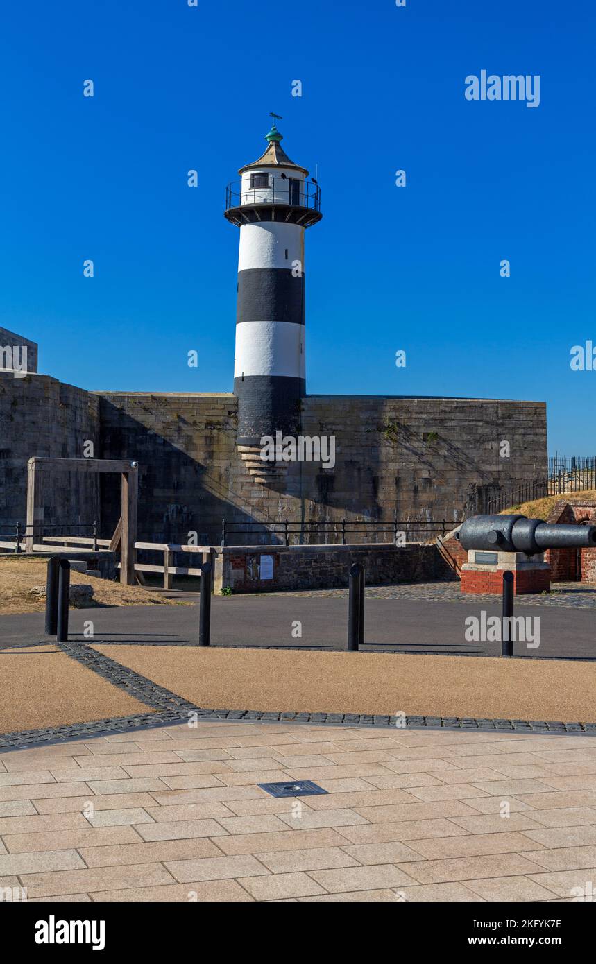 Southsea Castle Lighthouse, Portsmouth, Hampshire,England, United ...