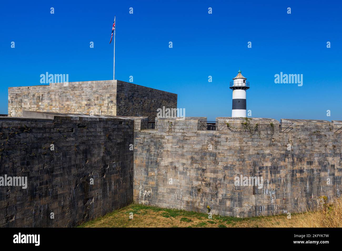 Southsea Castle Lighthouse, Portsmouth, Hampshire,England, United ...