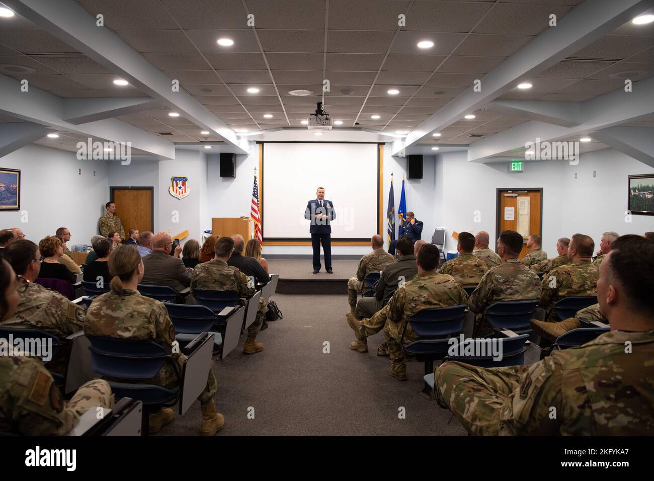 U.S. Air Force Lt. Col. Edward Cunningham, 110th Wing chief of safety ...