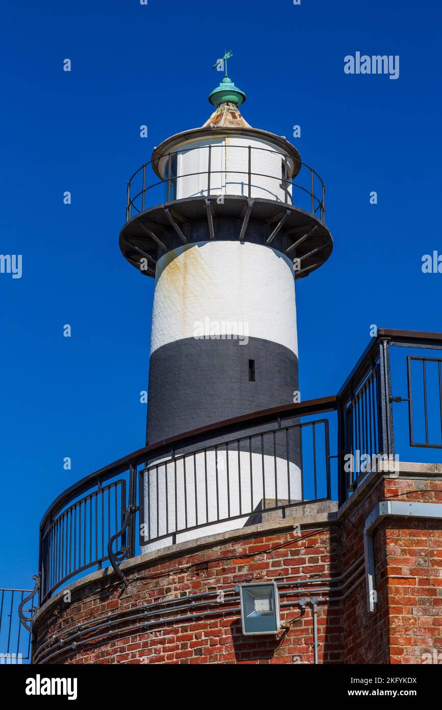 Southsea Castle Lighthouse, Portsmouth, Hampshire,England, United ...