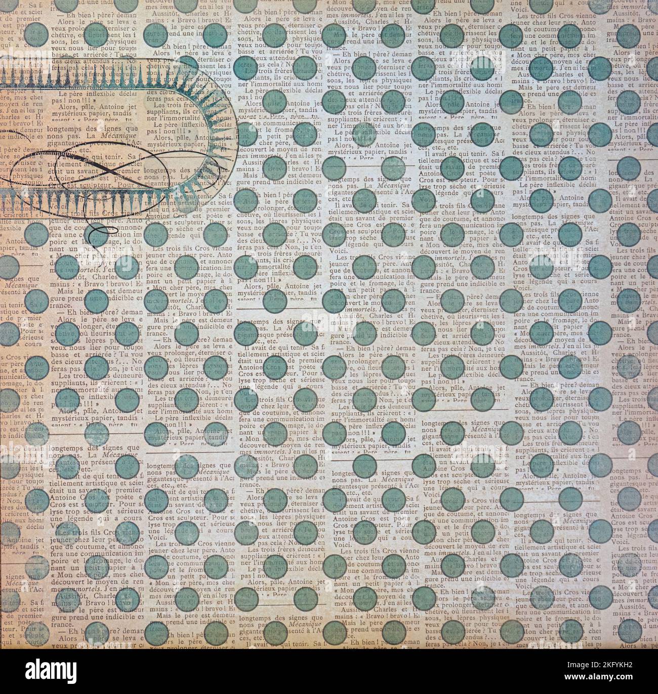 Polka dot design background illustration Stock Photo - Alamy