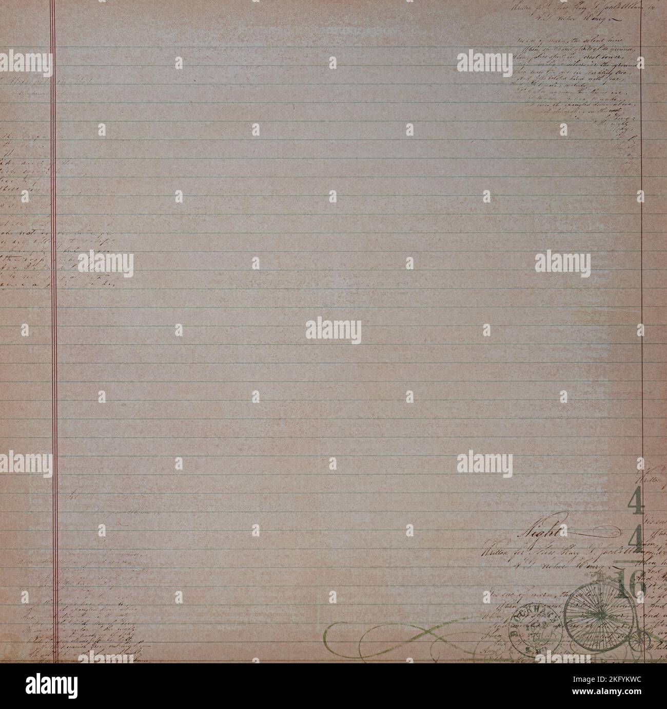 Simple notepad paper design illustration Stock Photo - Alamy