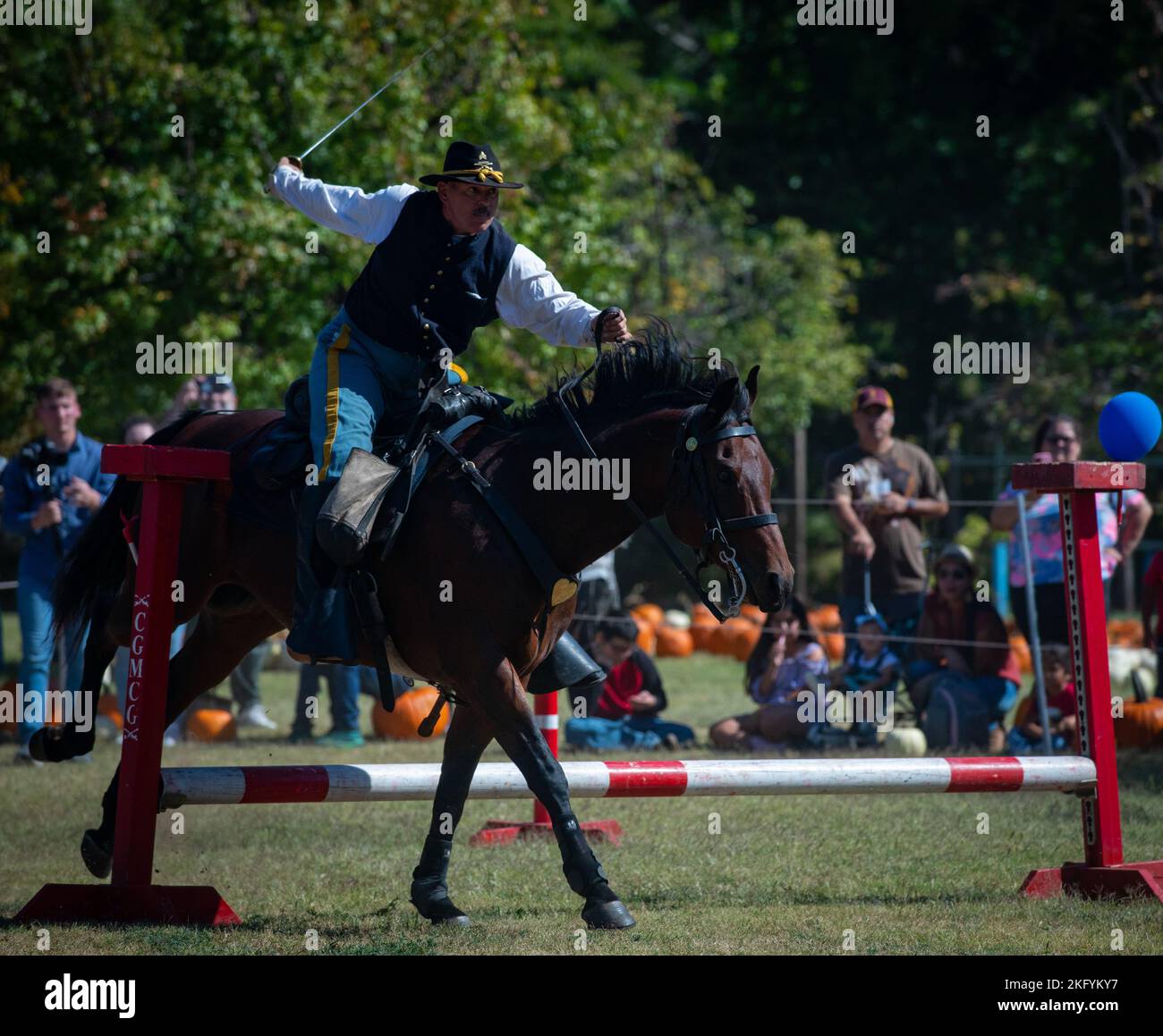 Commanding generals mounted color guard hi-res stock photography and ...