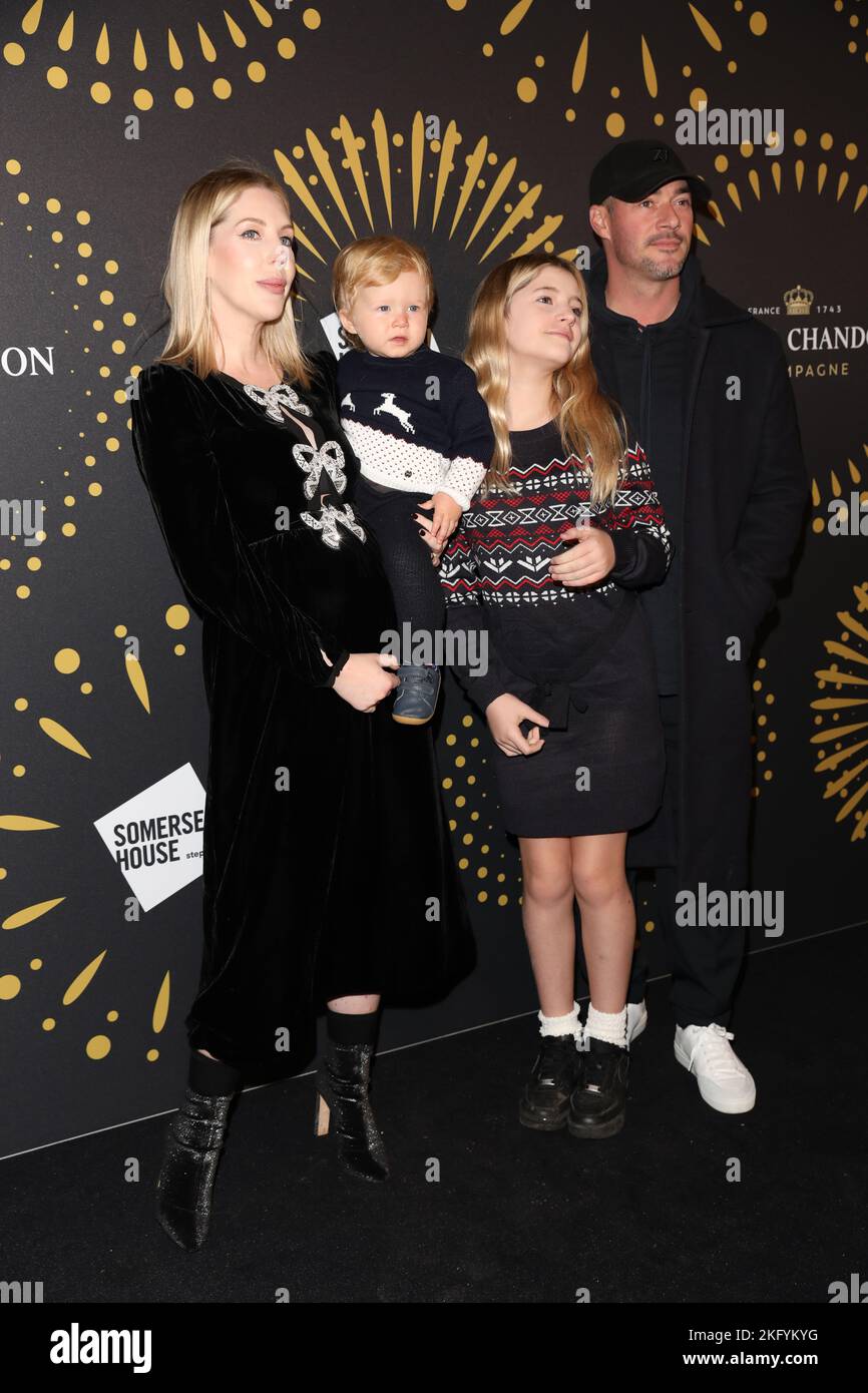 Katherine Ryan, Fred, Violet and Bobby Kootstra attend Skate at ...