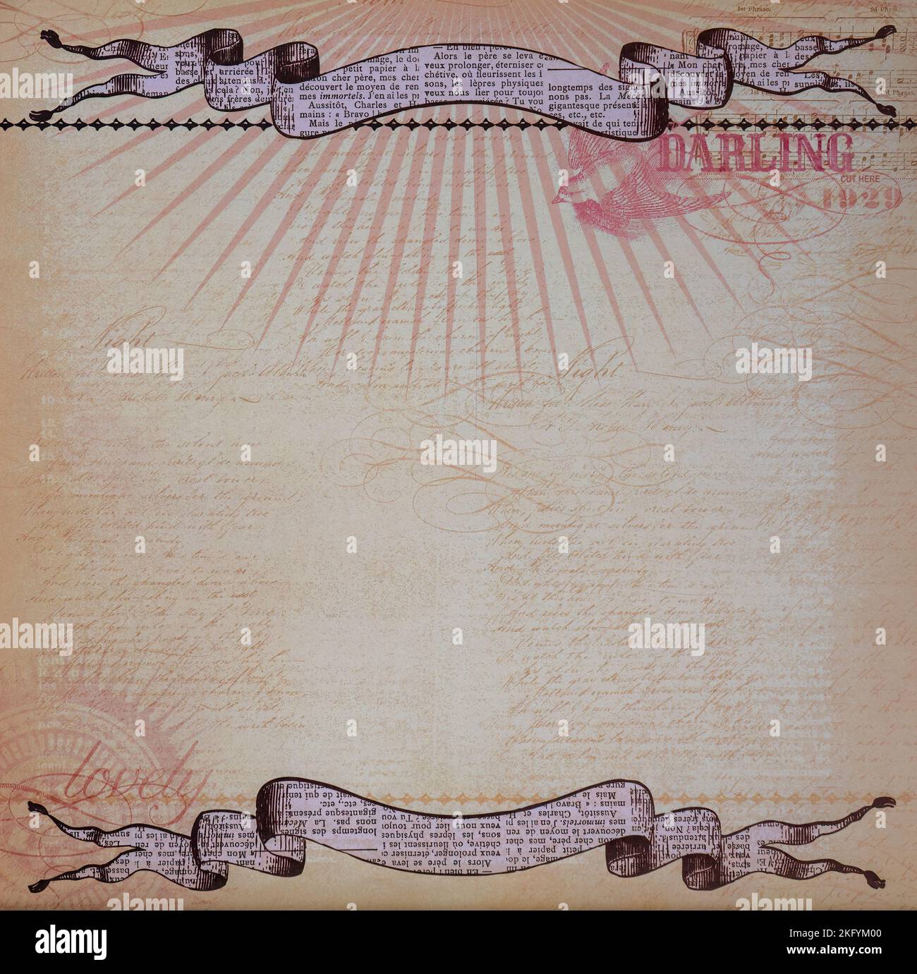 Simple banner type effect background with clear space illustration ...