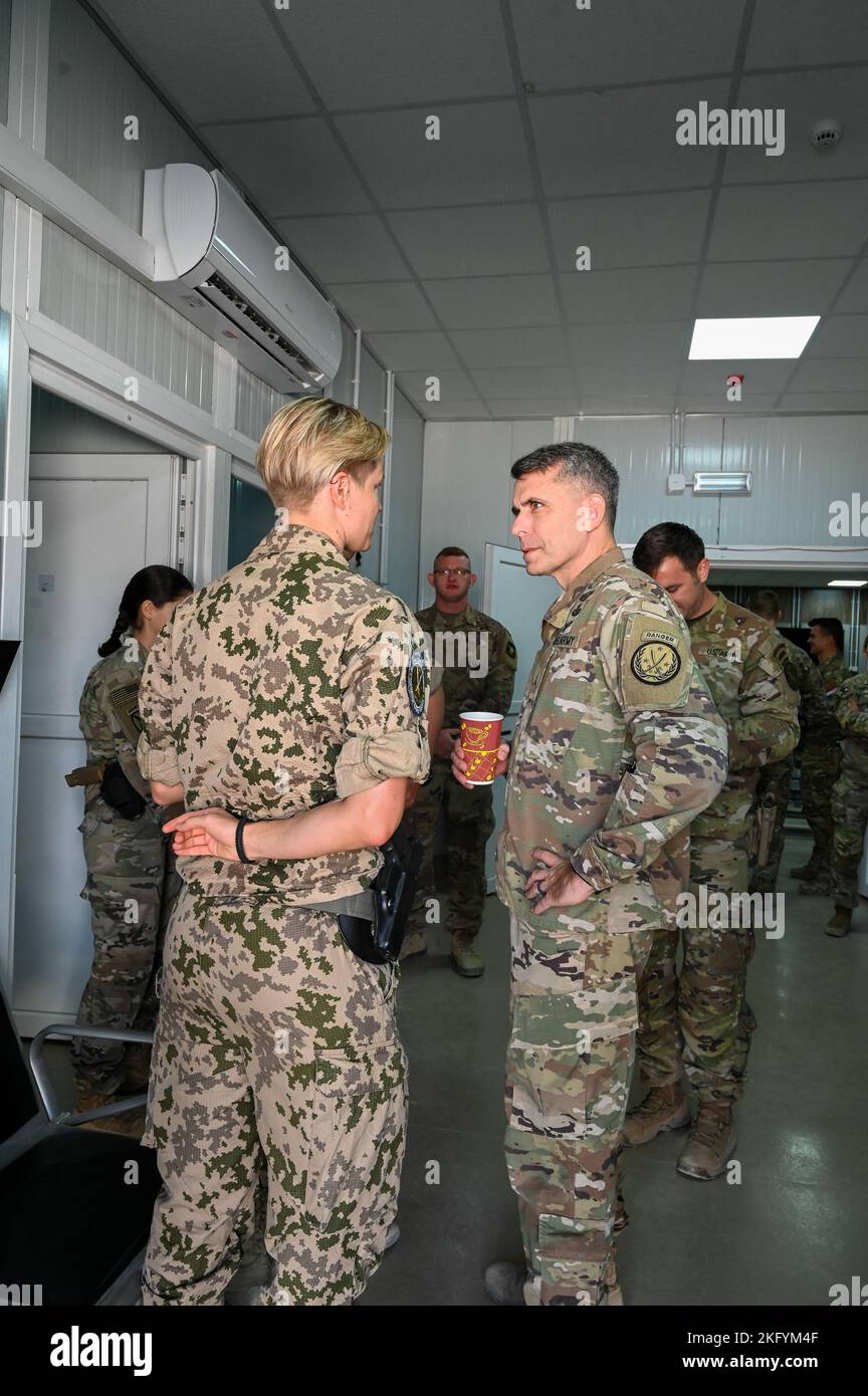 U.S. Army Maj. Gen. Matthew McFarlane, commanding general of Combined Joint Task Force ...