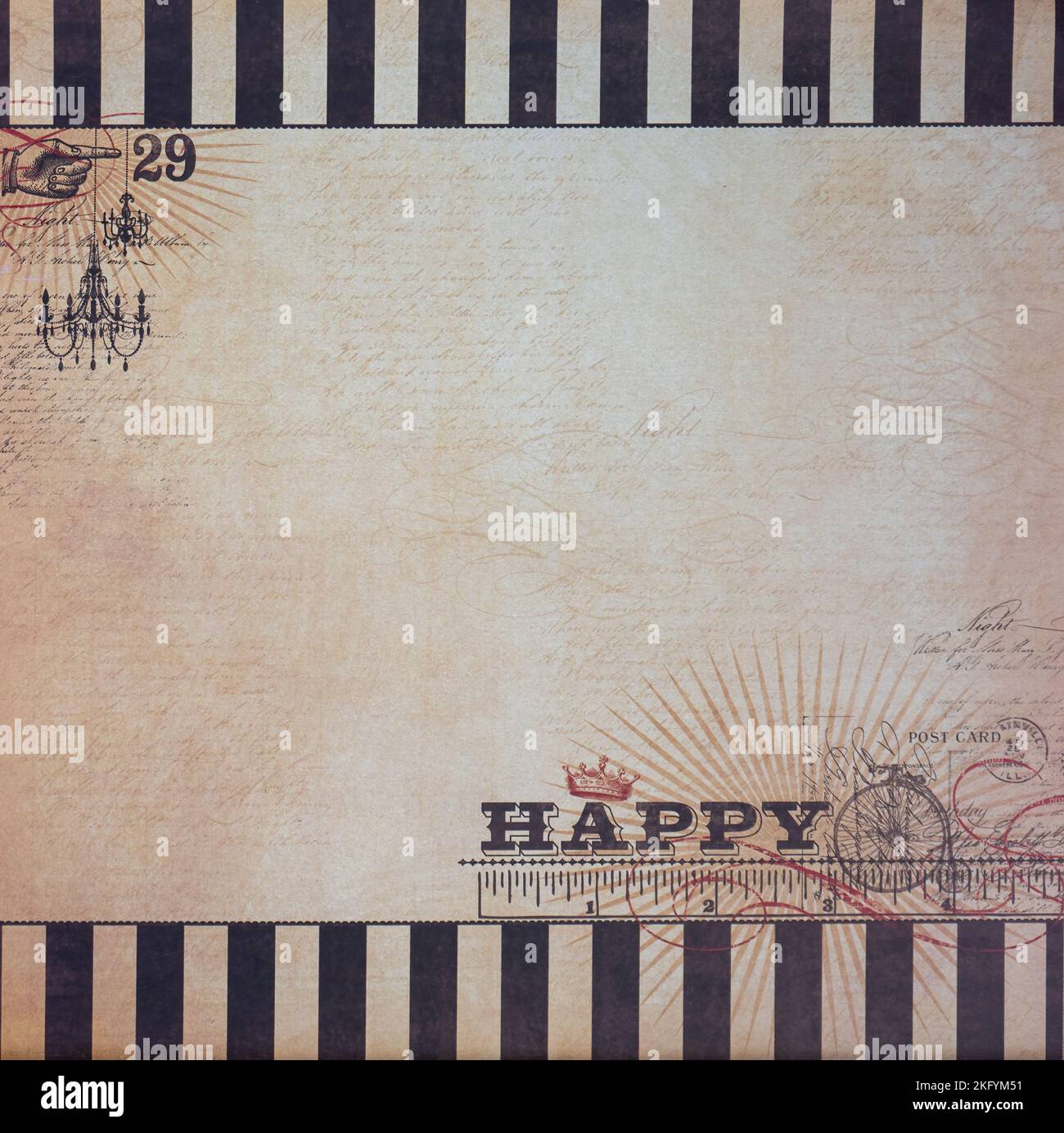 Vertical stripes background design with the word happy illustration ...