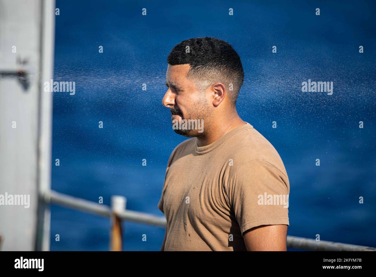 221015-N-LK647-1549 ATLANTIC OCEAN—Gunner’s Mate 3rd Class Marcelo ...
