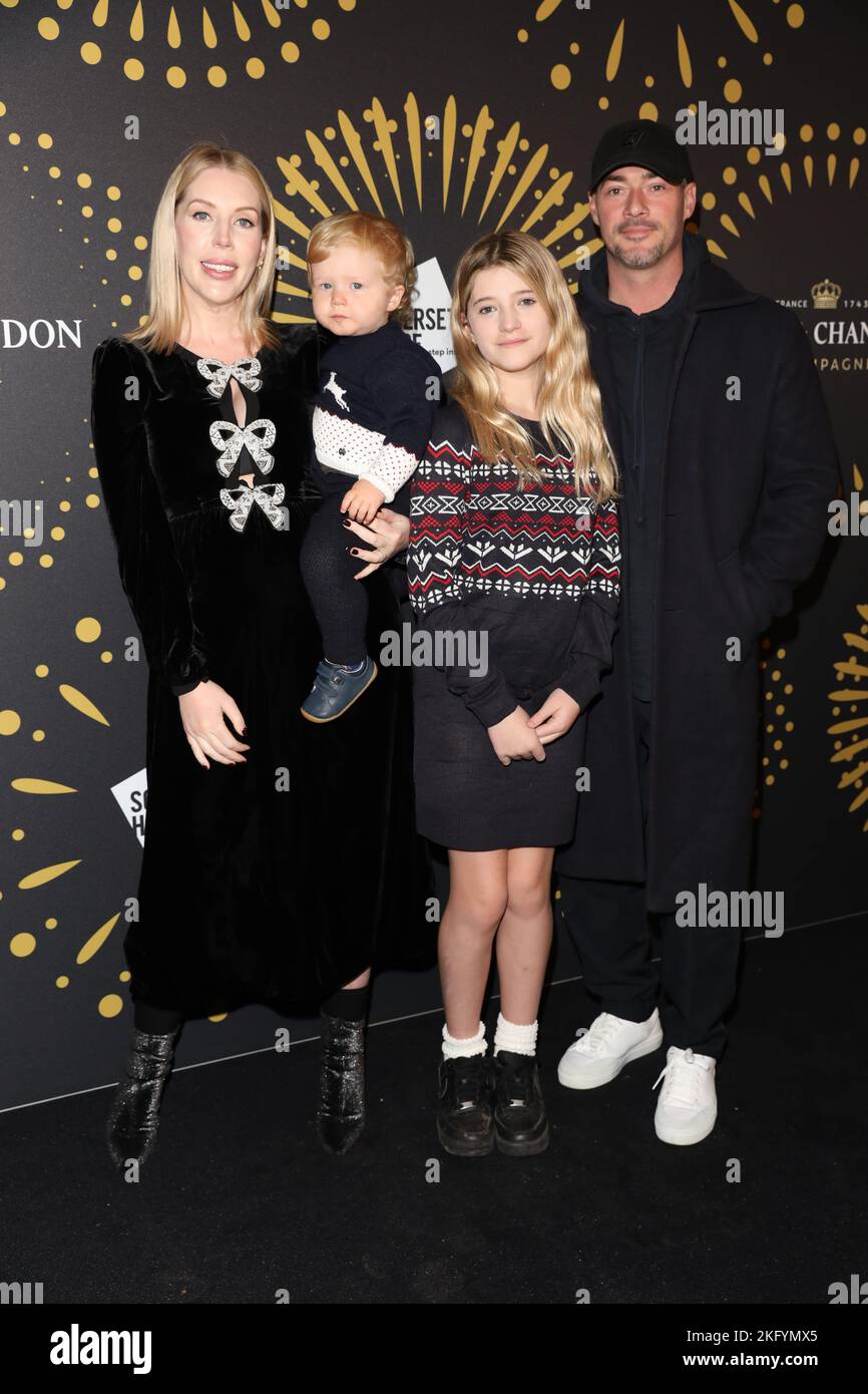 Katherine Ryan, Fred, Violet and Bobby Kootstra attend Skate at ...