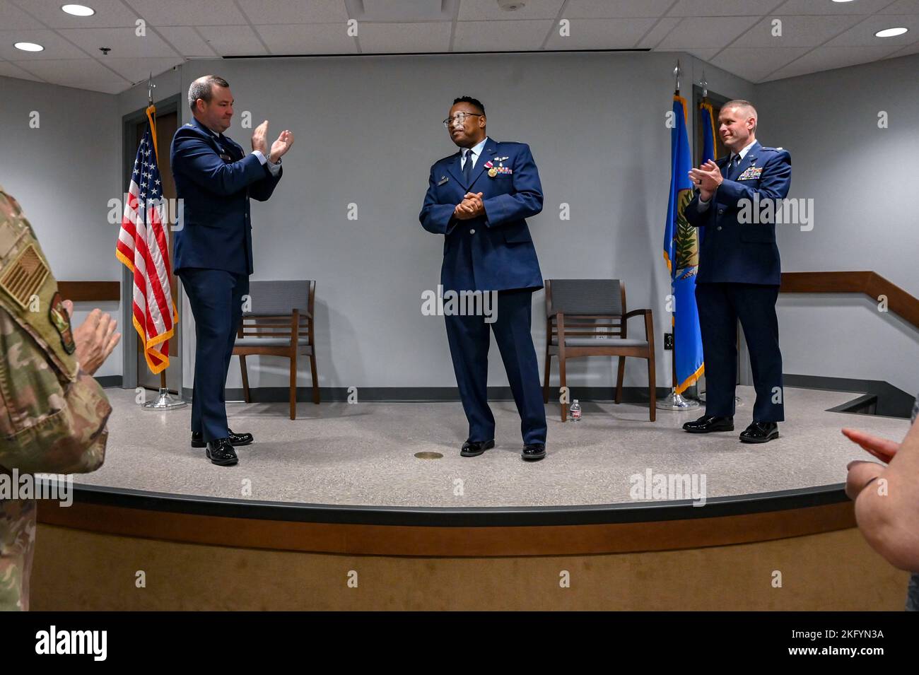Col. Michael Parks and Lt. Col. Joseph Ronzio, the 507th Air Refueling ...