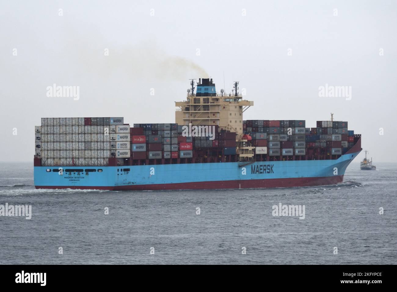 Kanagawa Prefecture, Japan - August 13, 2021: MAERSK BOSTON (IMO ...