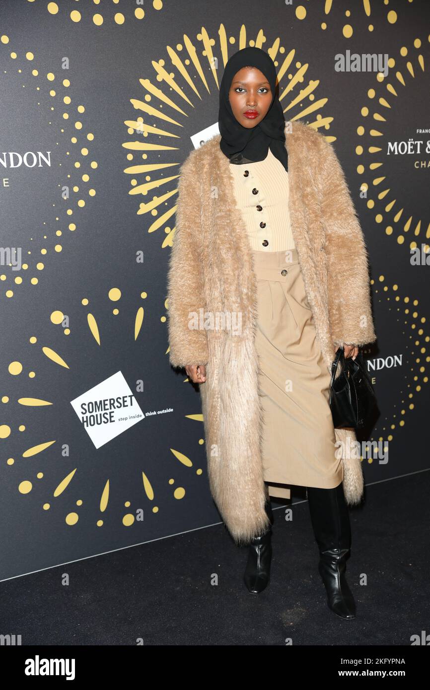 Fadhi Mohamed attends Skate at Somerset House with Moët & Chandon Stock ...