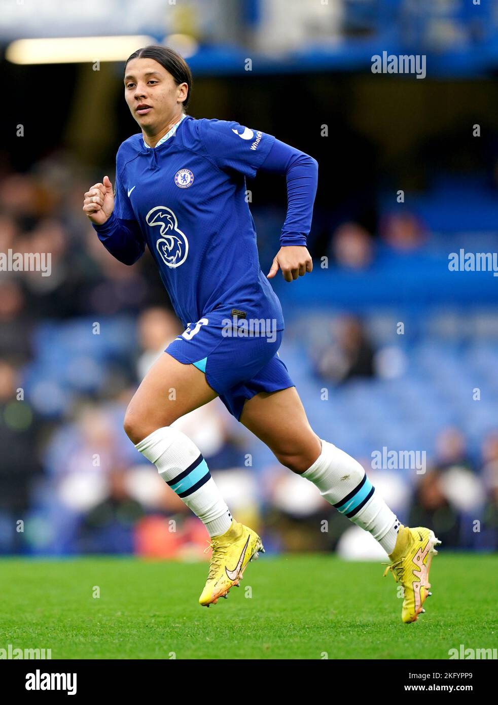 Chelsea's Sam Kerr during the Barclay Women's Super League match at ...