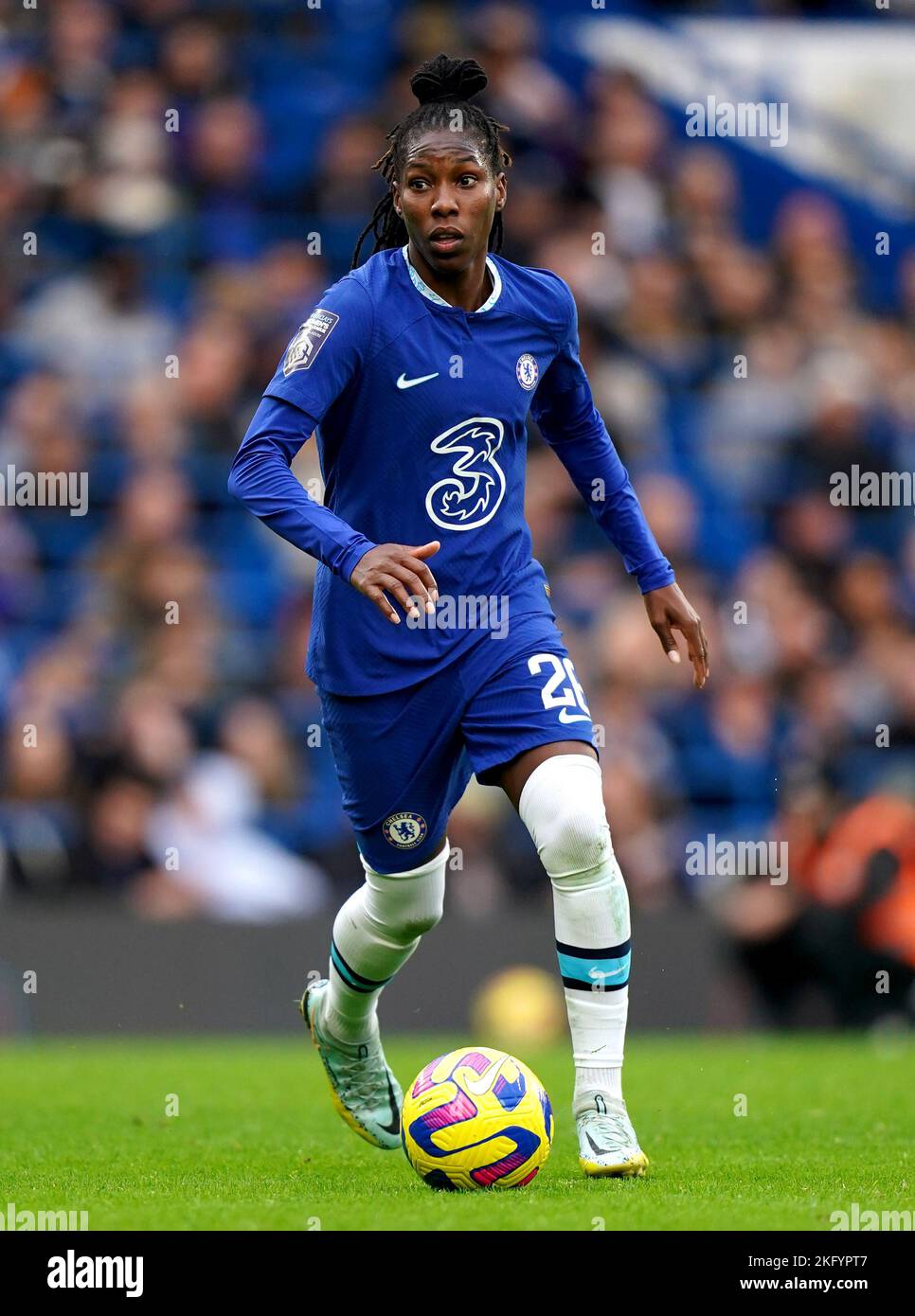 Chelsea's Kadeisha Buchanan during the Barclay Women's Super League match at Stamford Bridge ...