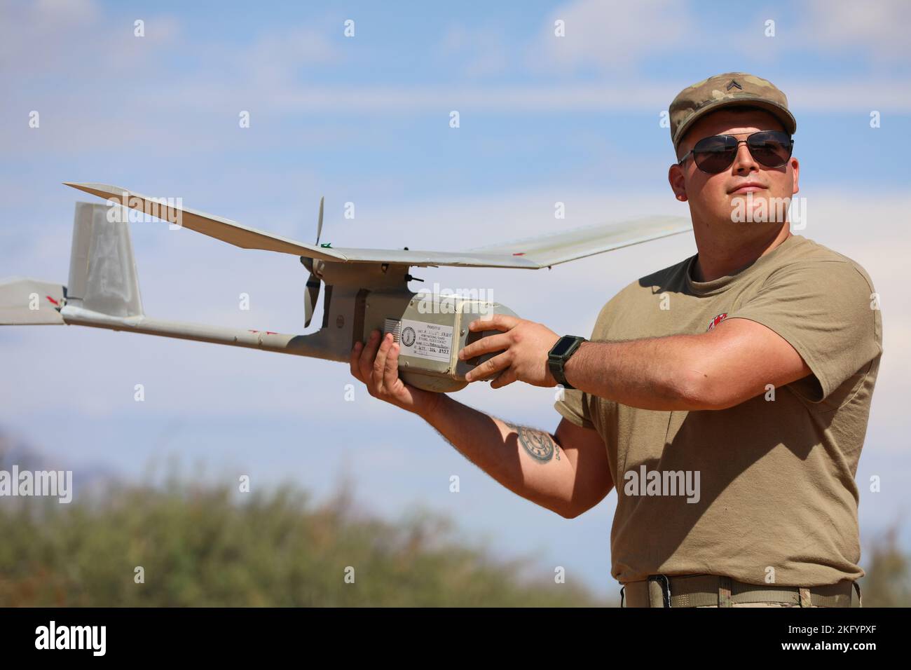 U.S. Army Cpl. Justin Richter, assigned to Headquarters and ...