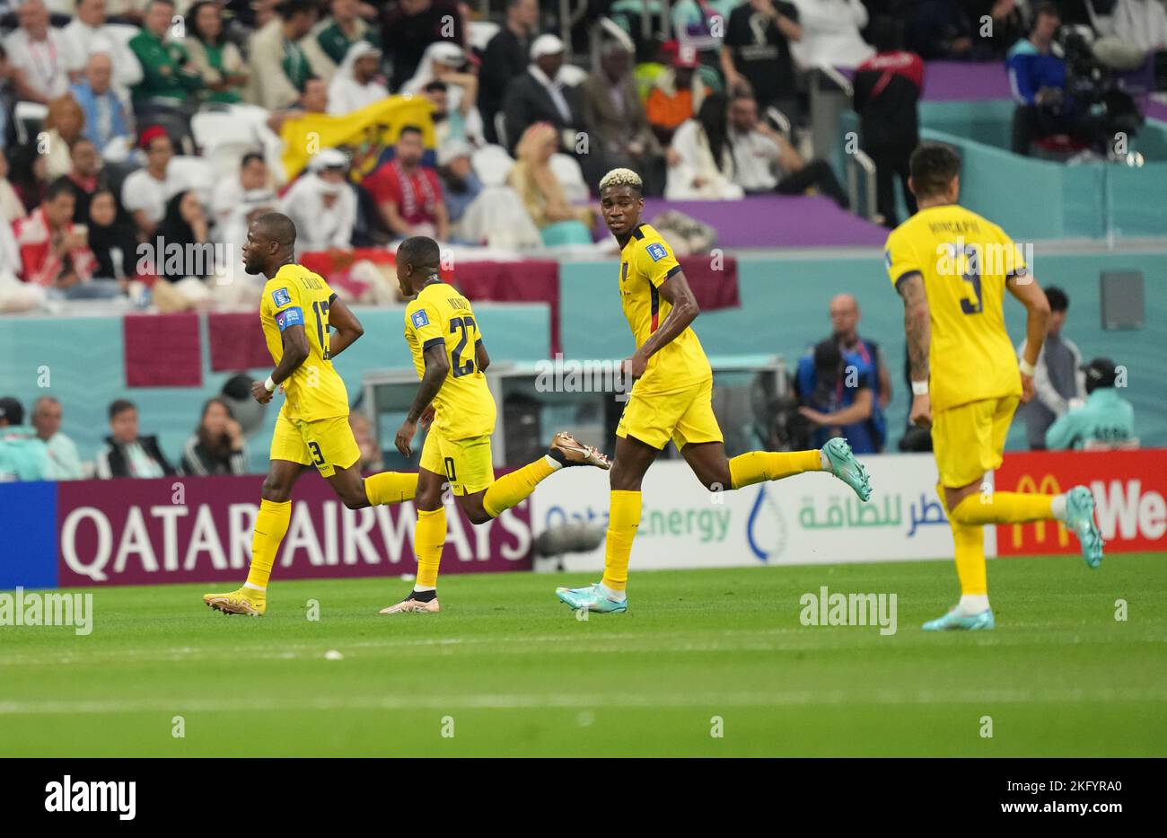 Doha -Qatar November 20, 2022, Opening of the Qatar World Cup, match ...