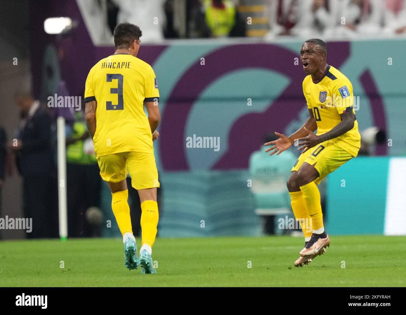 Doha -Qatar November 20, 2022, Opening of the Qatar World Cup, match ...