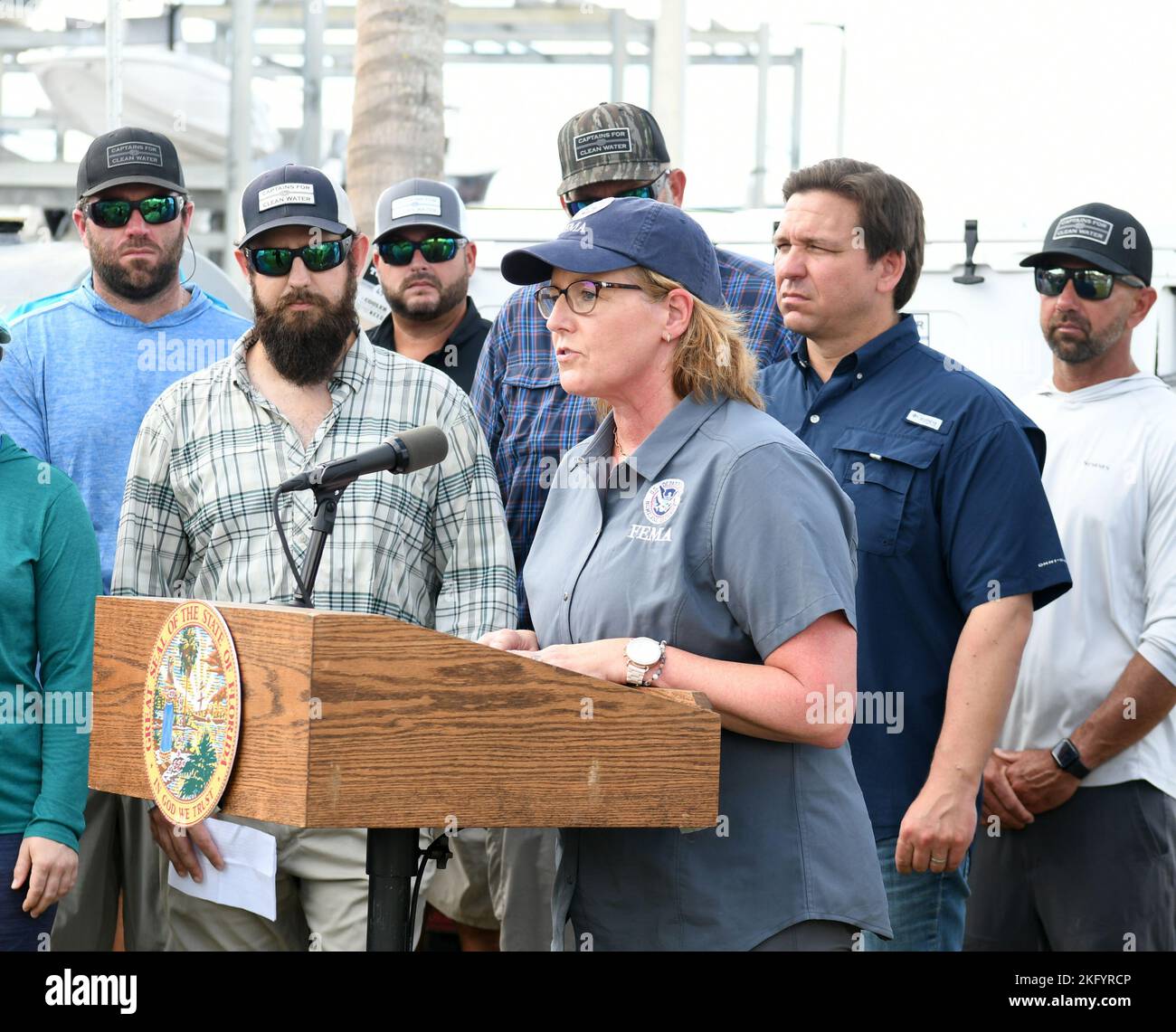 Punta Gorda, FL, USA--10/15/2022--FEMA Administrator Deanne Criswell at ... Punta Gorda, FL, USA--10/15/2022--FEMA Administrator Deanne Criswell at ...