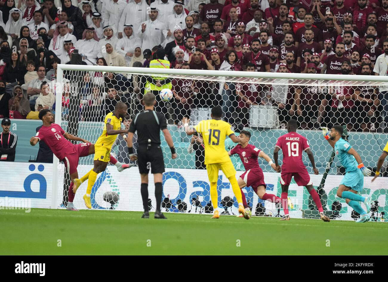 Doha -Qatar November 20, 2022, Opening of the Qatar World Cup, match ...