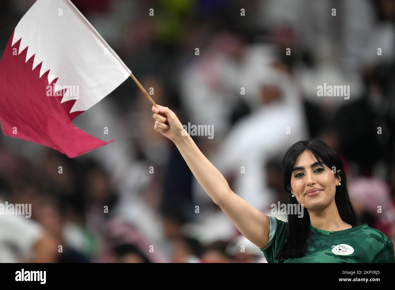 Doha -Qatar November 20, 2022, Opening of the Qatar World Cup, match ...