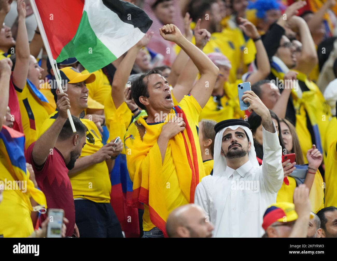 Doha -Qatar November 20, 2022, Opening of the Qatar World Cup, match ...