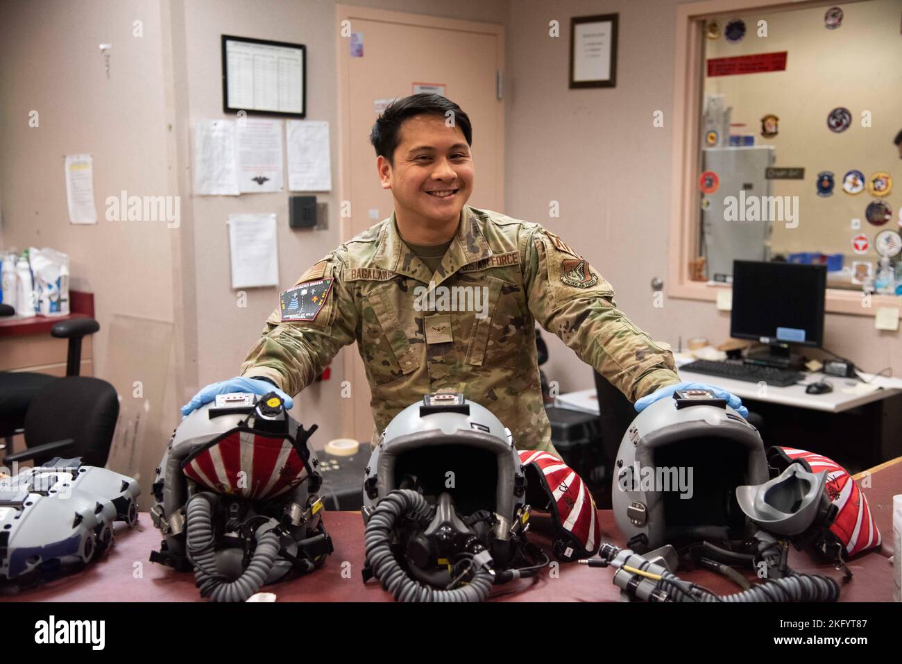 U.S. Air Force Airman Lars John Bagalawis, 35th Operation Support ...
