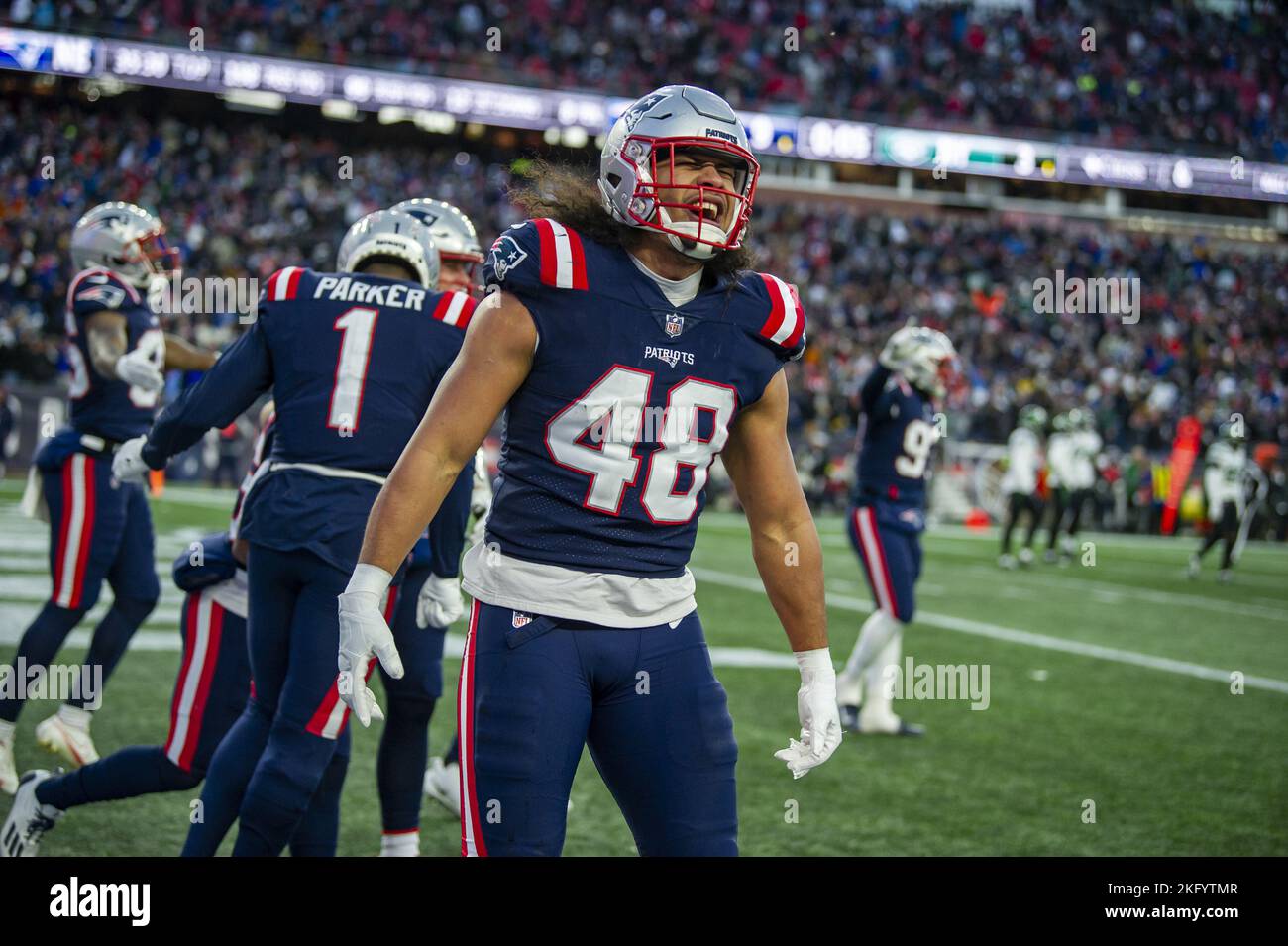 Jahlani tavai patriots hi-res stock photography and images - Alamy