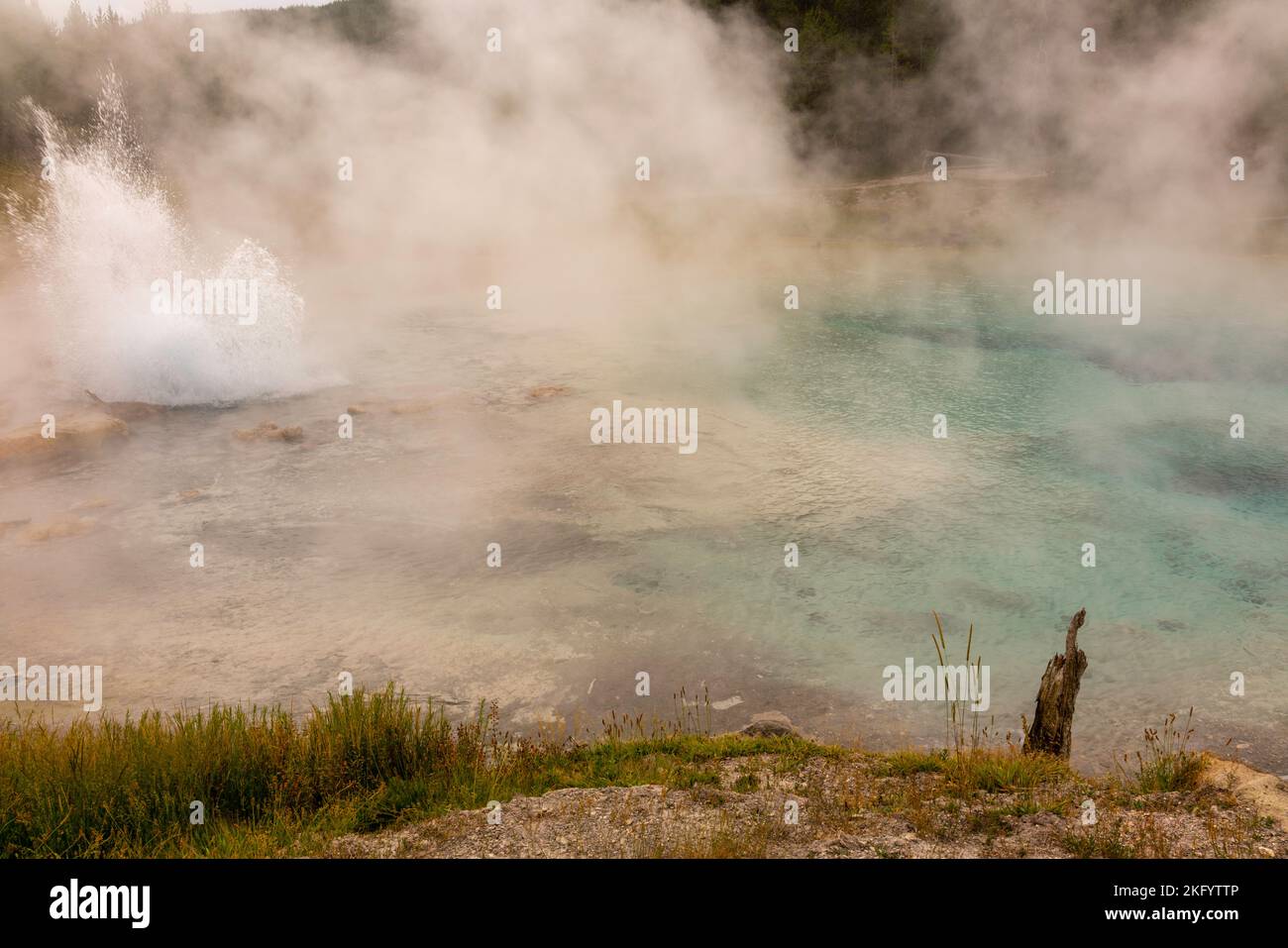 Imperial geyser yellowstone hi-res stock photography and images - Alamy