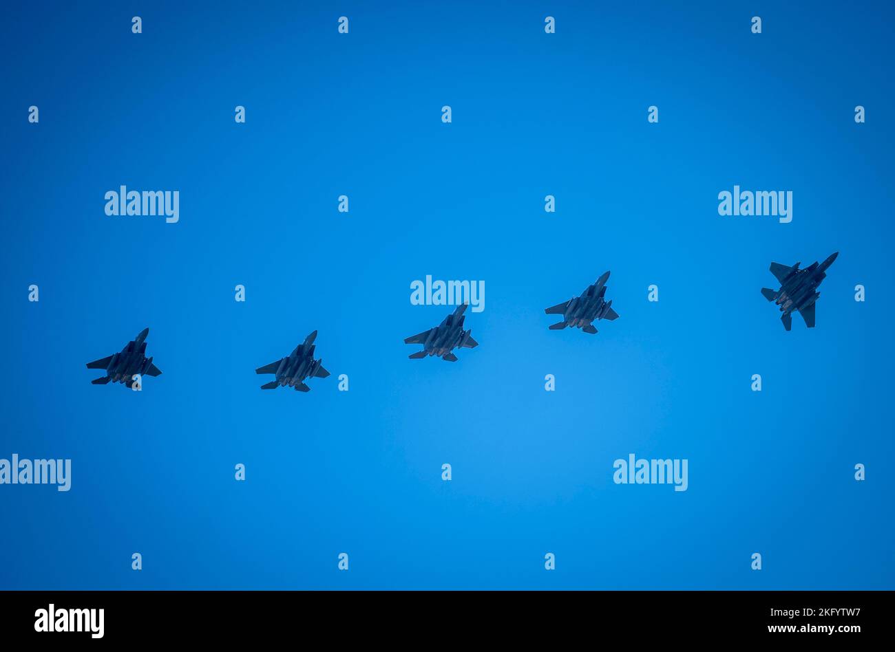 F-15E Strike Eagle aircraft assigned to the 335th Fighter Squadron ...