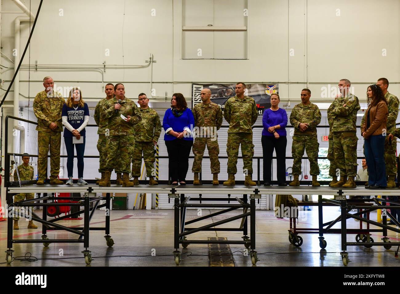 Various 910th Airlift Wing helping agency representatives introduces ...