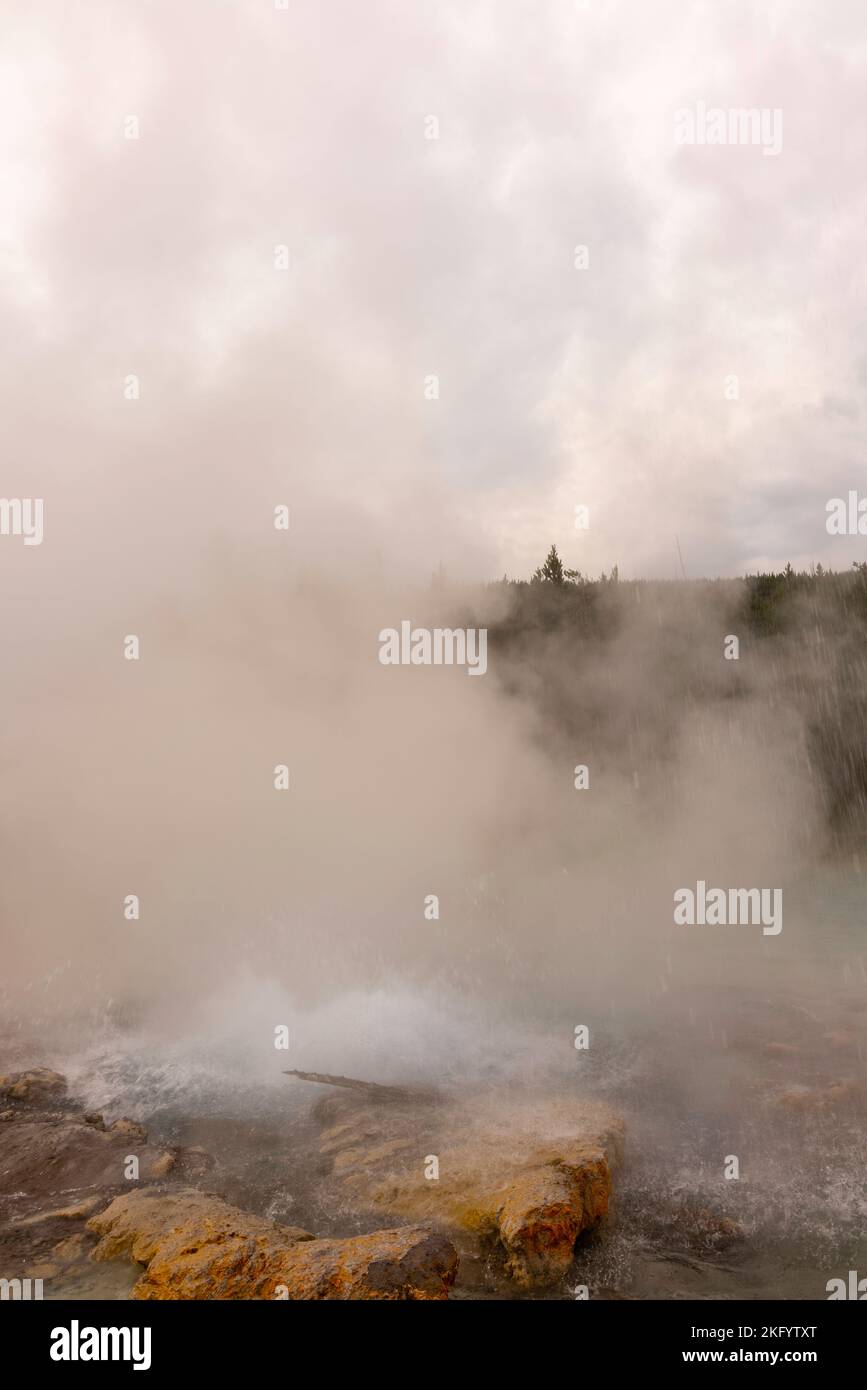Imperial geyser yellowstone hi-res stock photography and images - Alamy