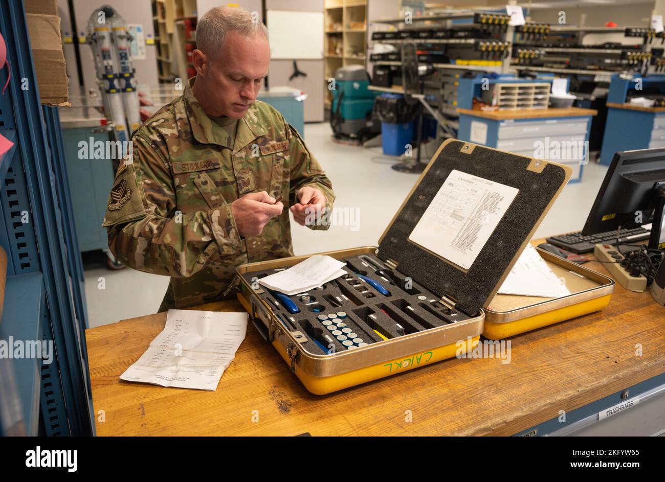 U.S. Air Force Tech. Sgt. Kurt Stuckart, aircraft support technician ...