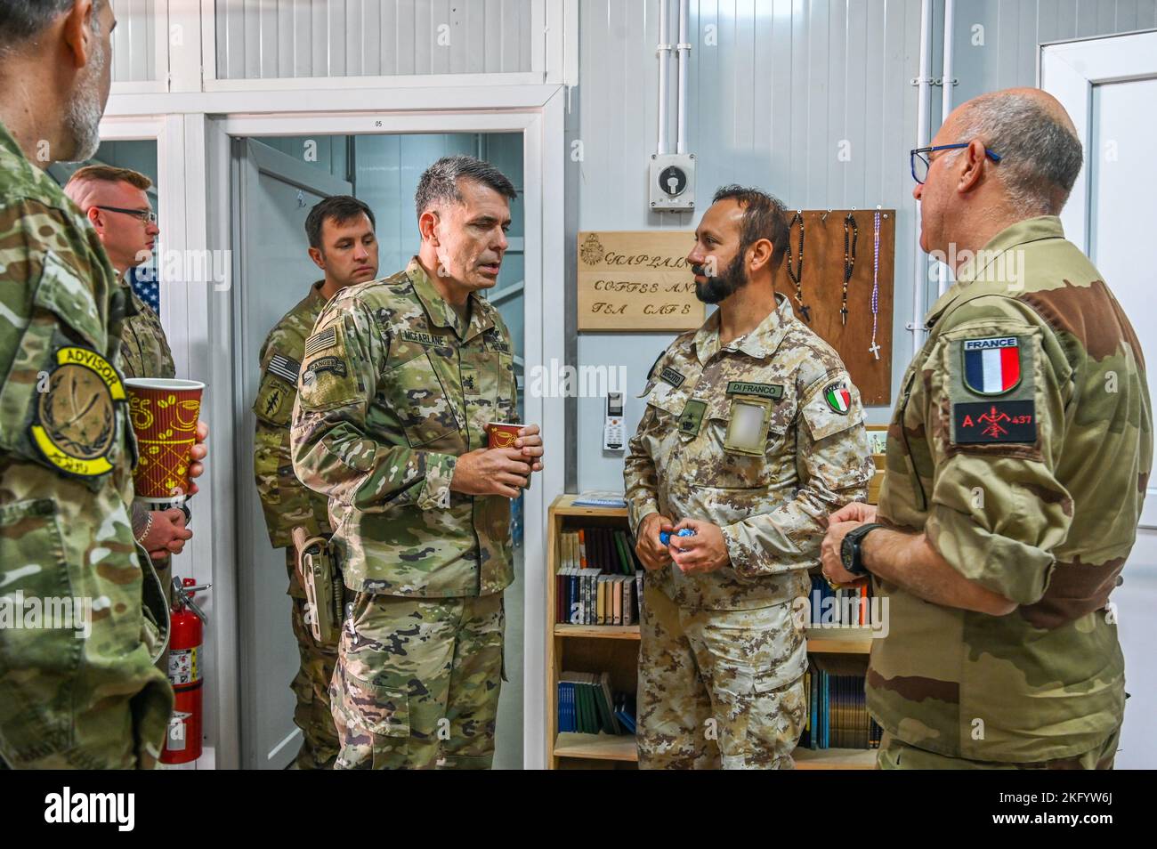 U.S. Army Maj. Gen. Matthew McFarlane, commanding general of Combined Joint Task Force ...