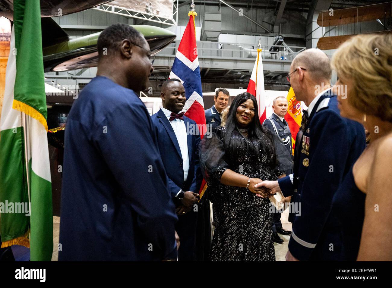 Gen. Duke Richardson (right), Air Force Materiel Command commander ...