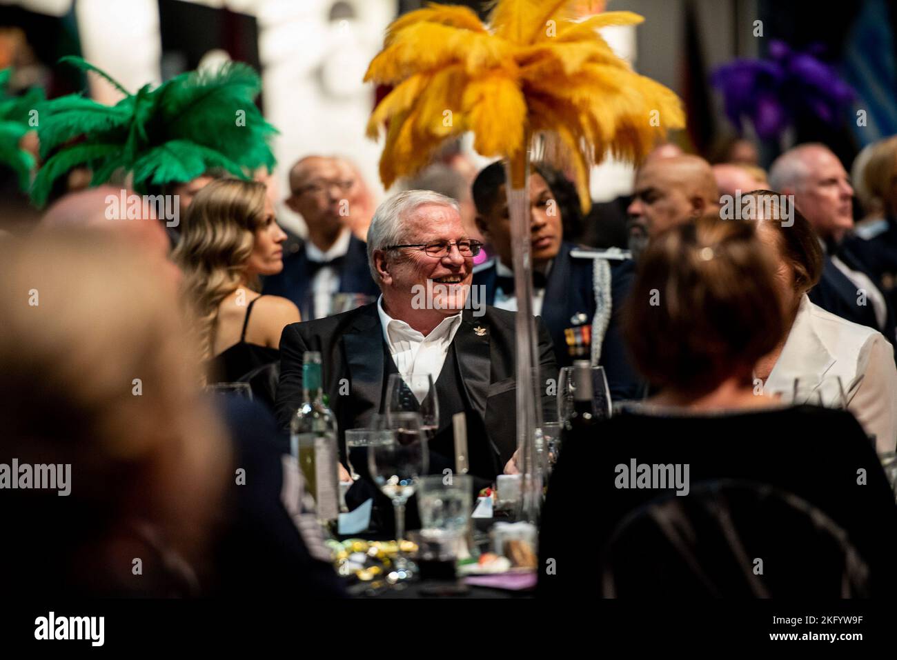 Attendees listen to Gen. Duke Richardson, Air Force Materiel Command ...