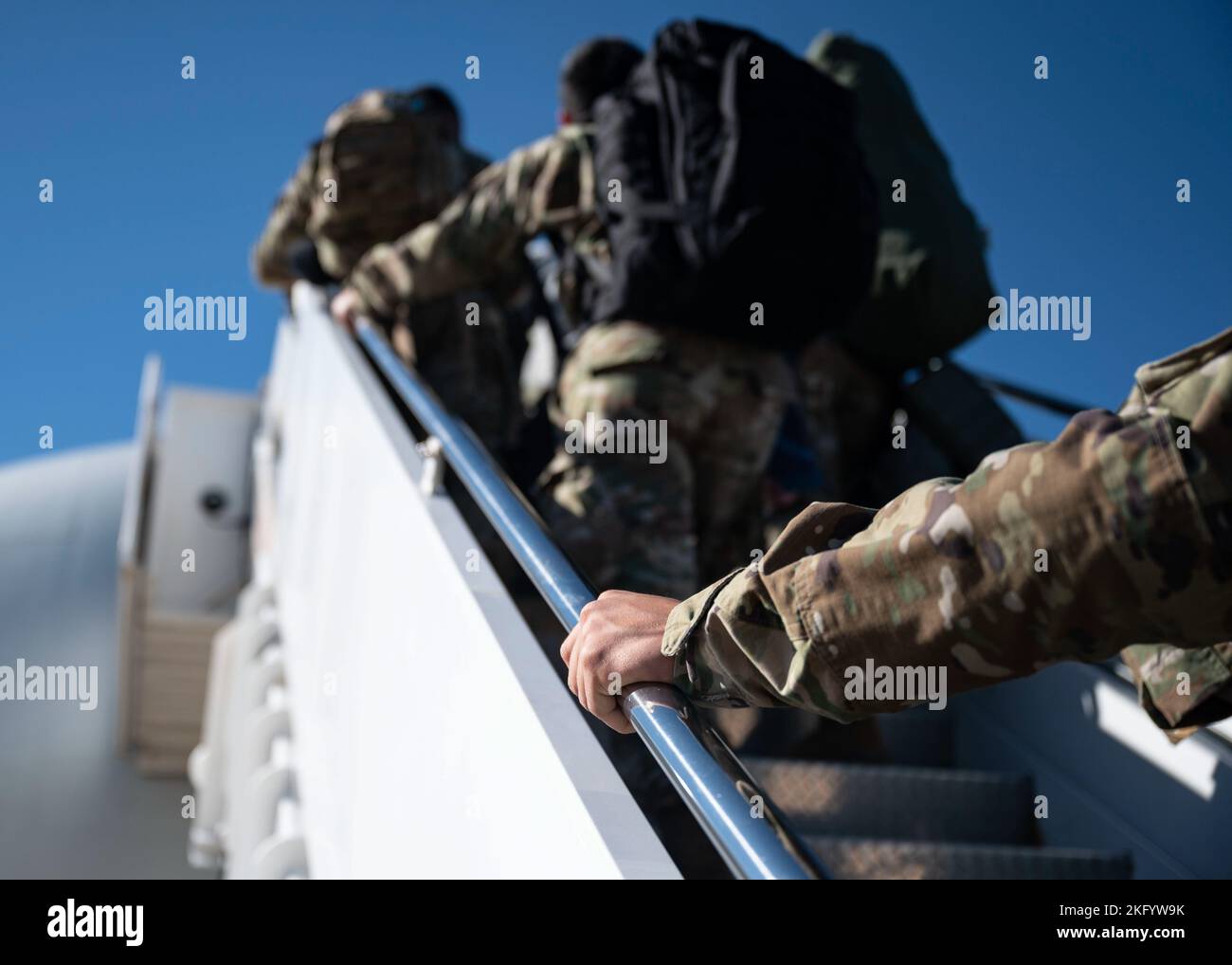 U.S. Air Force Airmen assigned to the 20th Fighter Wing prepare for ...