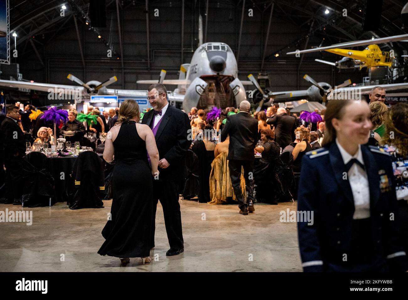 Attendees dance Oct. 15 during the Air Force Materiel Command ...