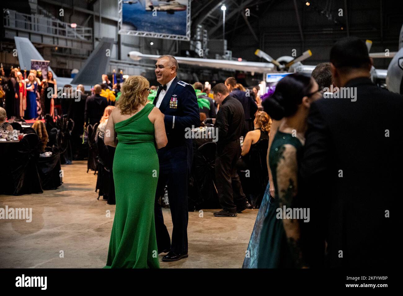 Attendees dance Oct. 15 during the Air Force Materiel Command ...