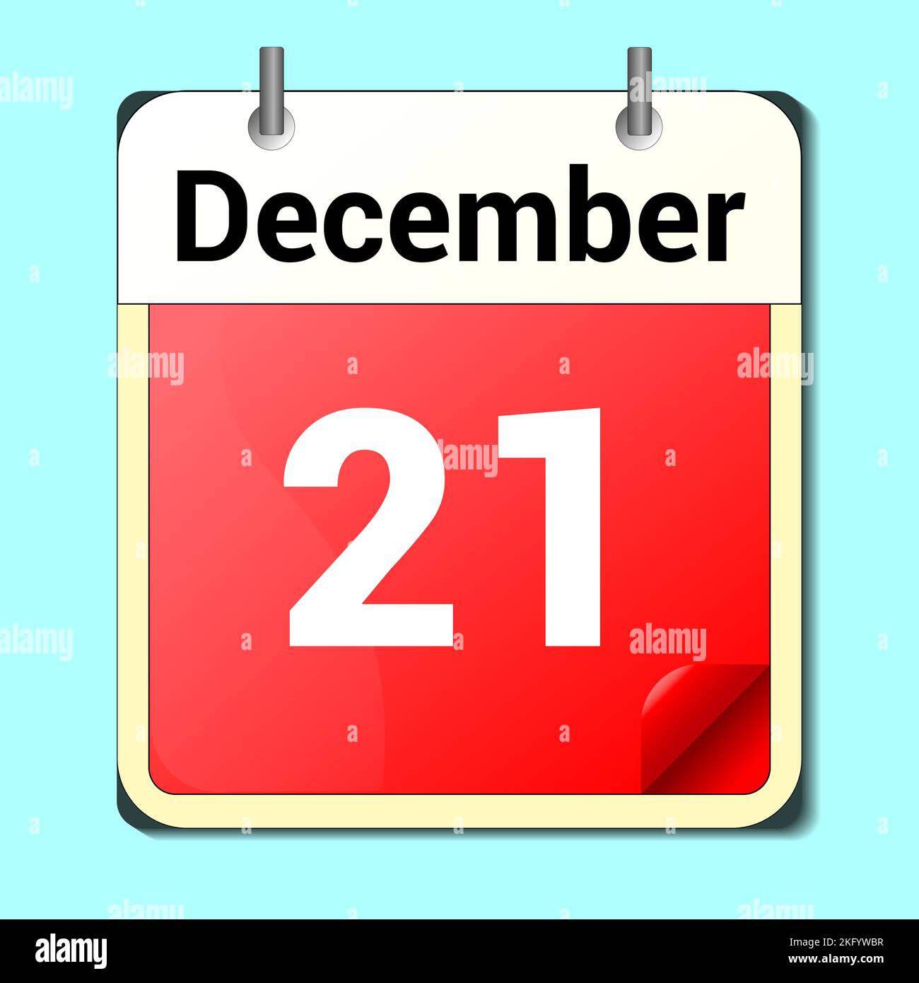 day on the calendar, vector image format, December 11 Stock Vector ...