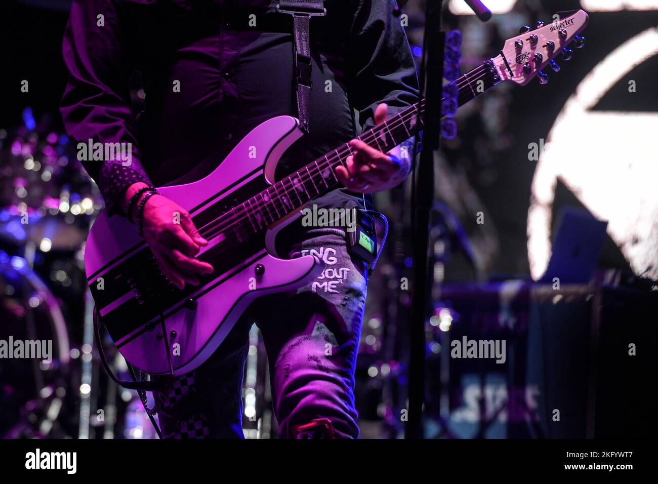 Mark Klotz, Fuel lead guitarist, performs during a concert at the Fall ...