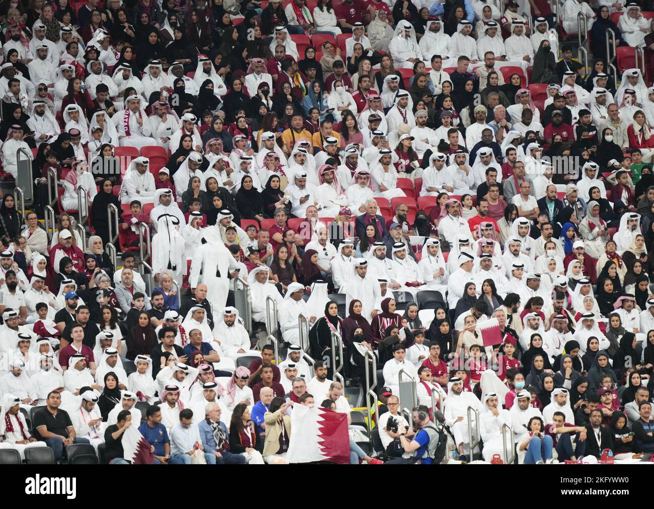 Doha -Qatar November 20, 2022, Opening of the Qatar World Cup, match ...