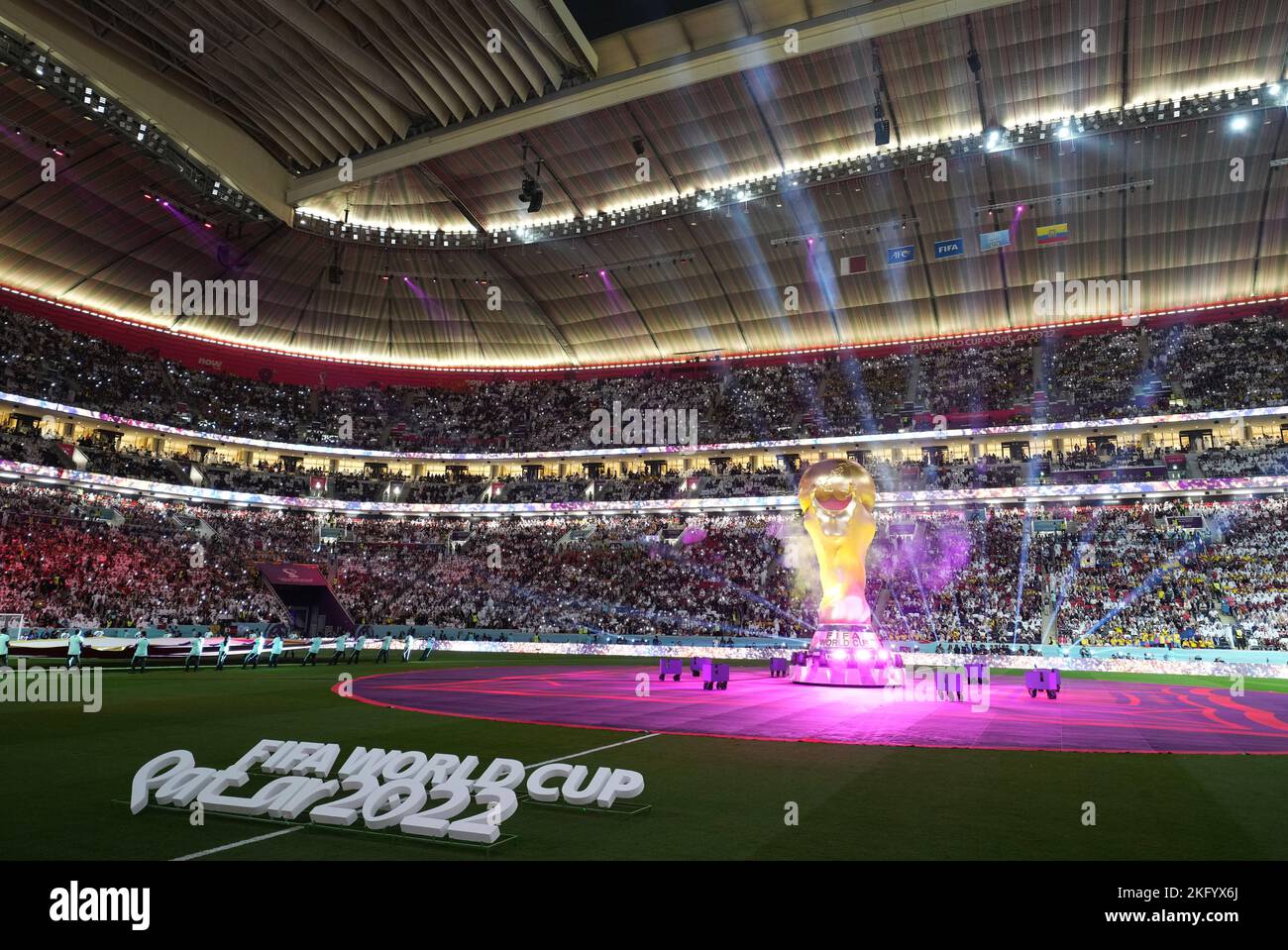 Doha -Qatar November 20, 2022, Opening of the Qatar World Cup, match ...