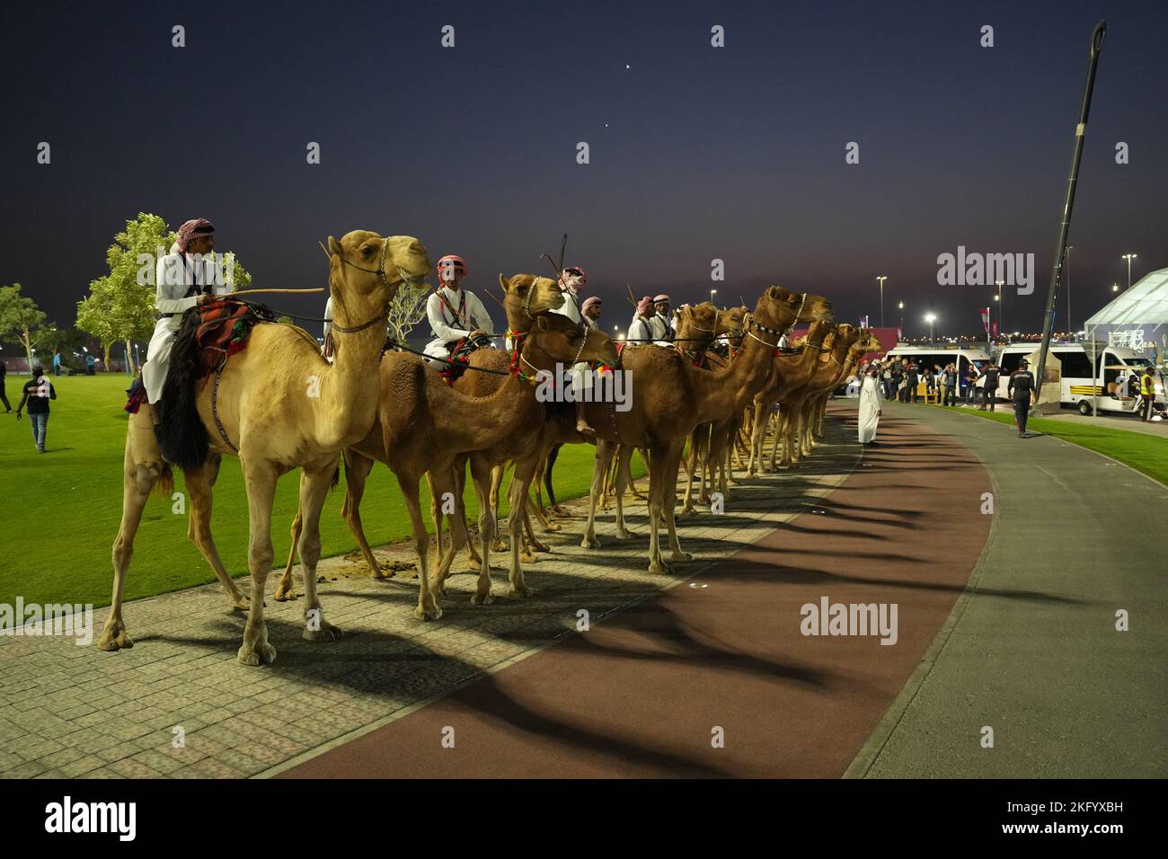 Doha -Qatar November 20, 2022, Opening of the Qatar World Cup, match ...