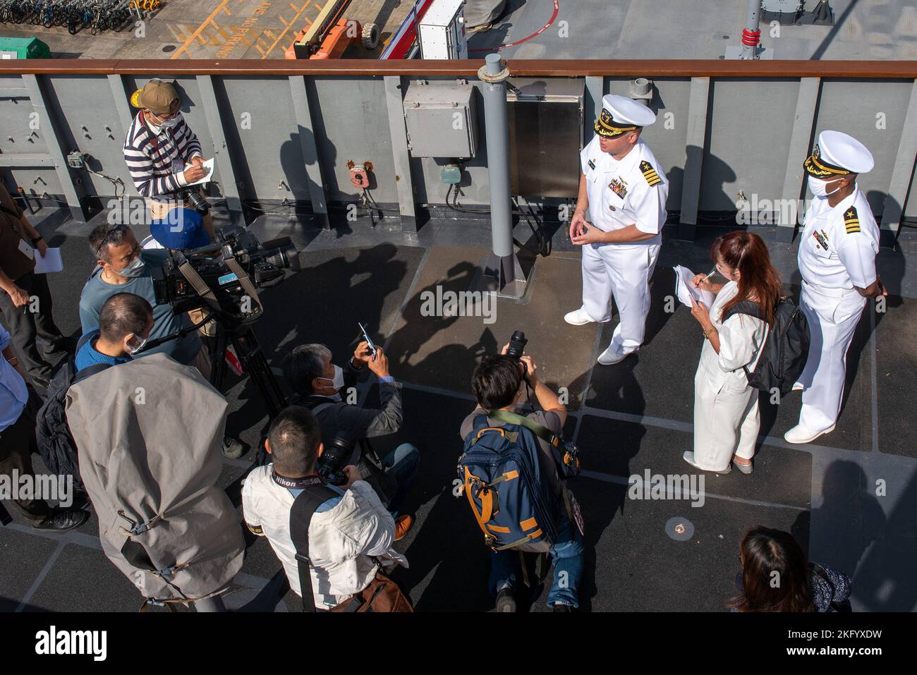 YOKOSUKA, Japan (Oct. 16, 2022) – Capt. Dale M. Gregory, commanding ...